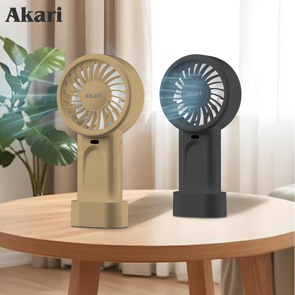 Akari Rechargeable Jet Fan (ARF-N90) PERSONALIZED LABEL – Akari.store