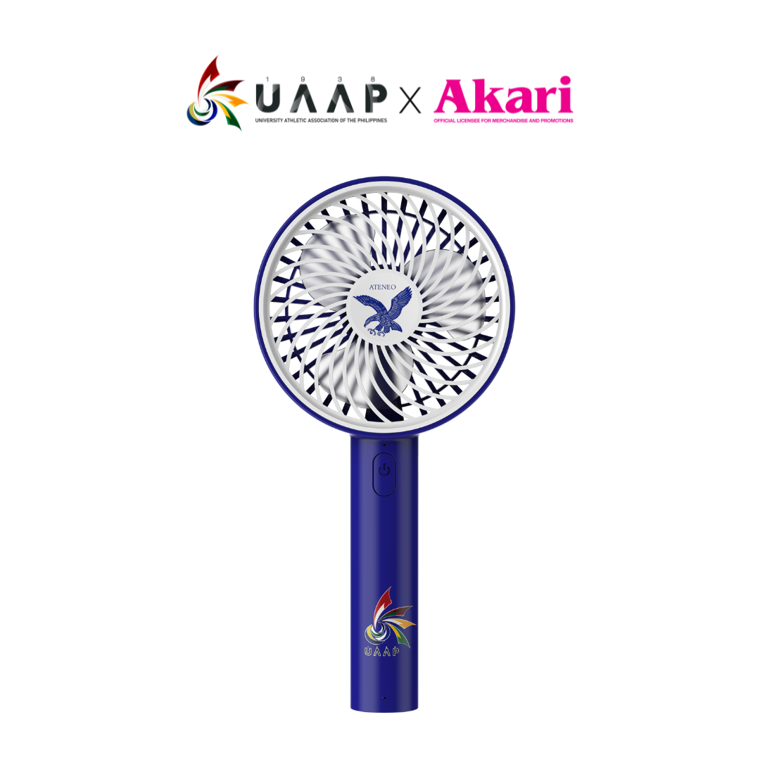 AKARI X UAAP [ ATENEO] 4" Rechargeable Handy Fan w/ Lace – Akari.store