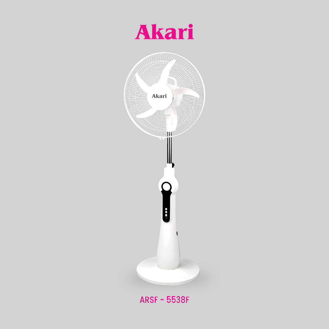 Akari 18” 40W Rechargeable Stand Fan with Digital Display (ARSF-5538F ...