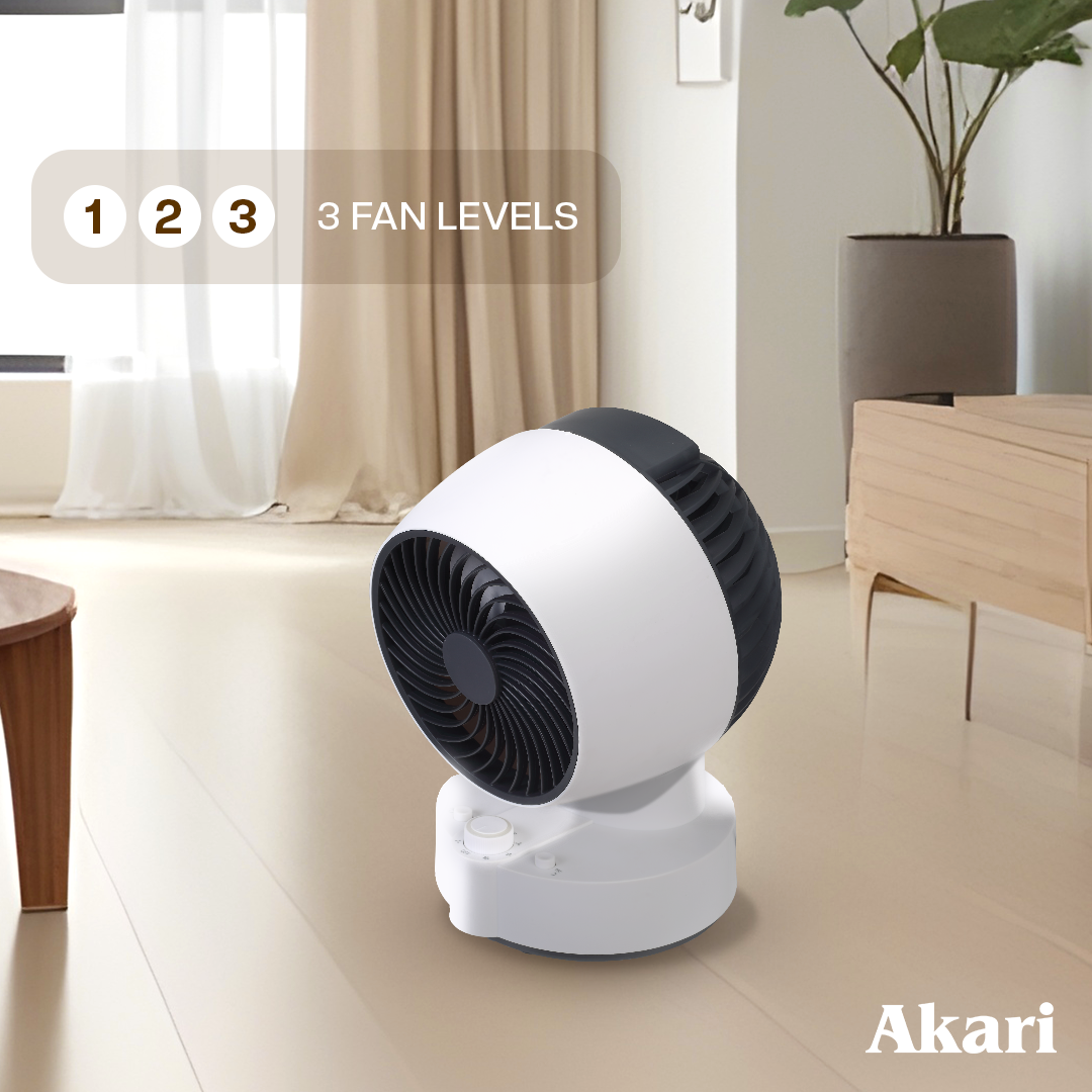 Akari Digital Air Circulating Fan (ACF-M1) with Free ARF-606 Pink ...