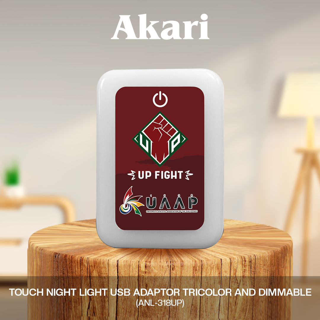AKARI [ UP ] Touch Night Light USB Adaptor Tricolor and Dimmable ...