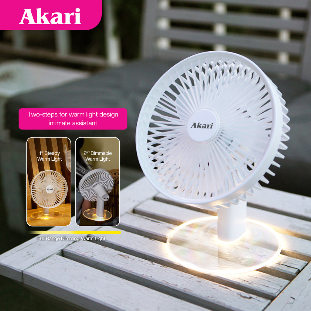 Akari Rechargeable Luscent Fan (ARF-134) – Akari.store