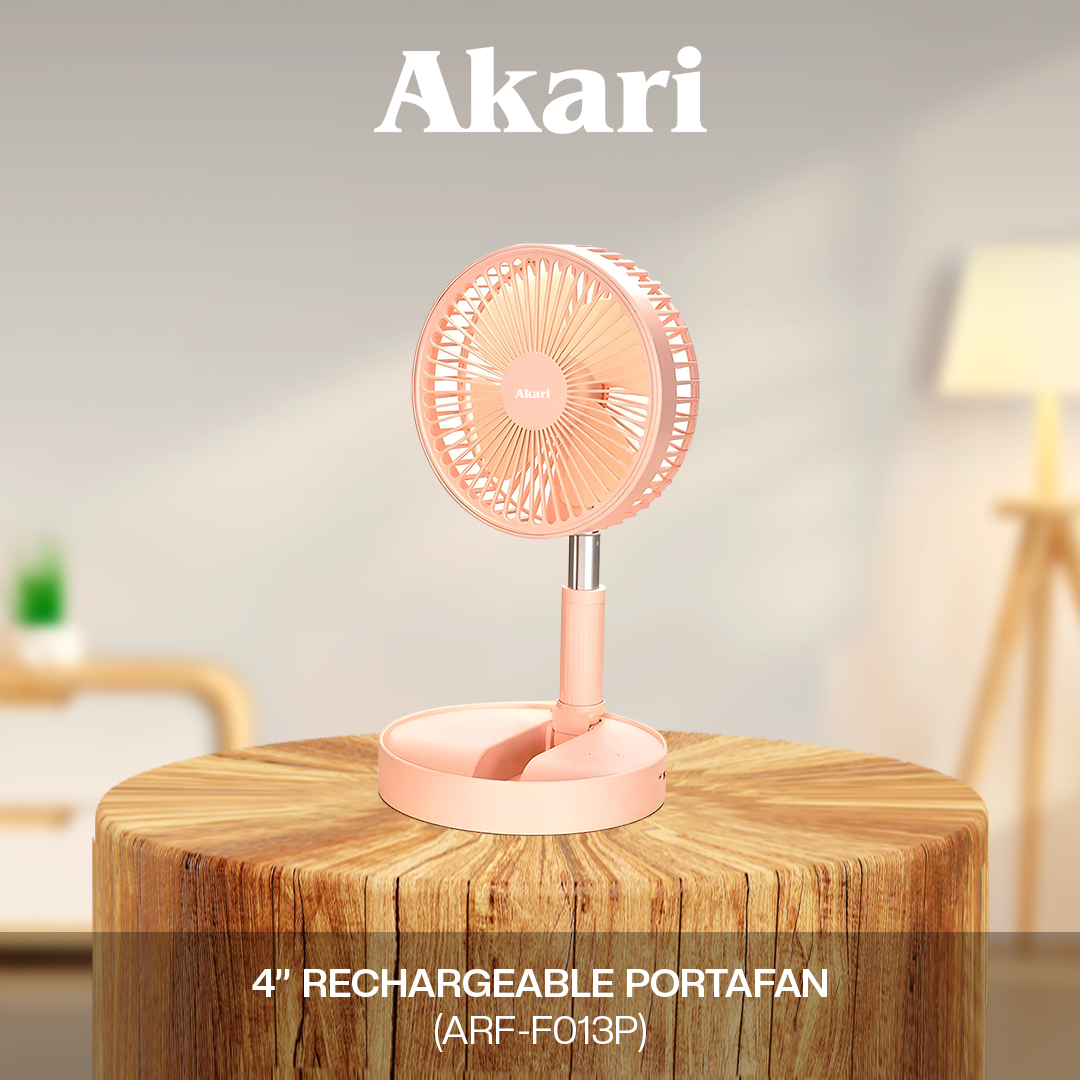 AKARI [ UST ] 4" Rechargeable Handy Fan w/ Lace – Akari.store