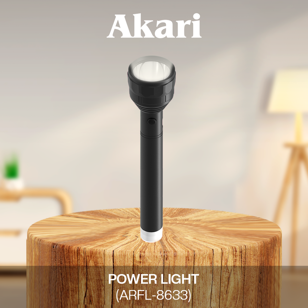 AKARI Rechargeable Flashlight with Torch( ARFL-8633 ) – Akari.store