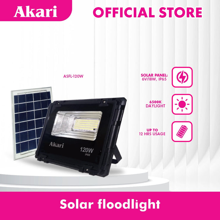 Akari Solar Floodlight 120W – Akari.store