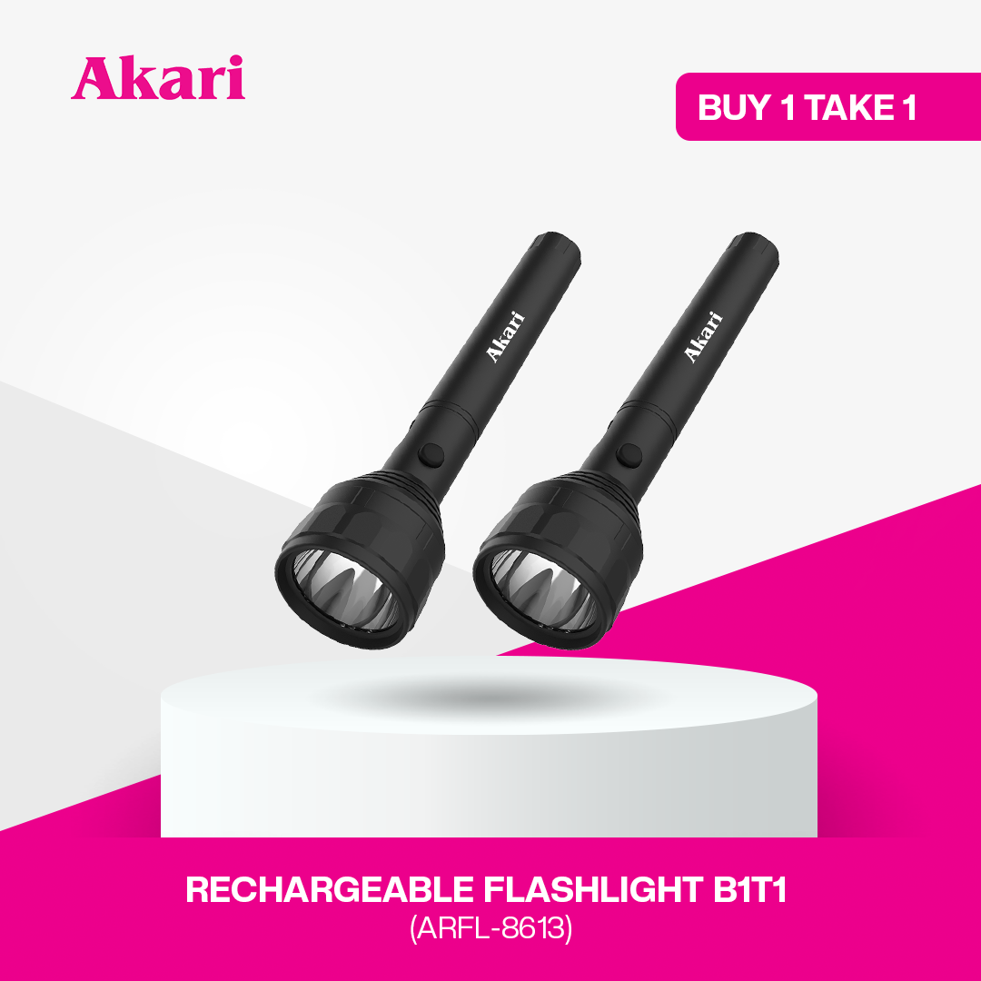 Akari B1T1 Rechargeable Flashlight (ARFL-8613) – Akari.store