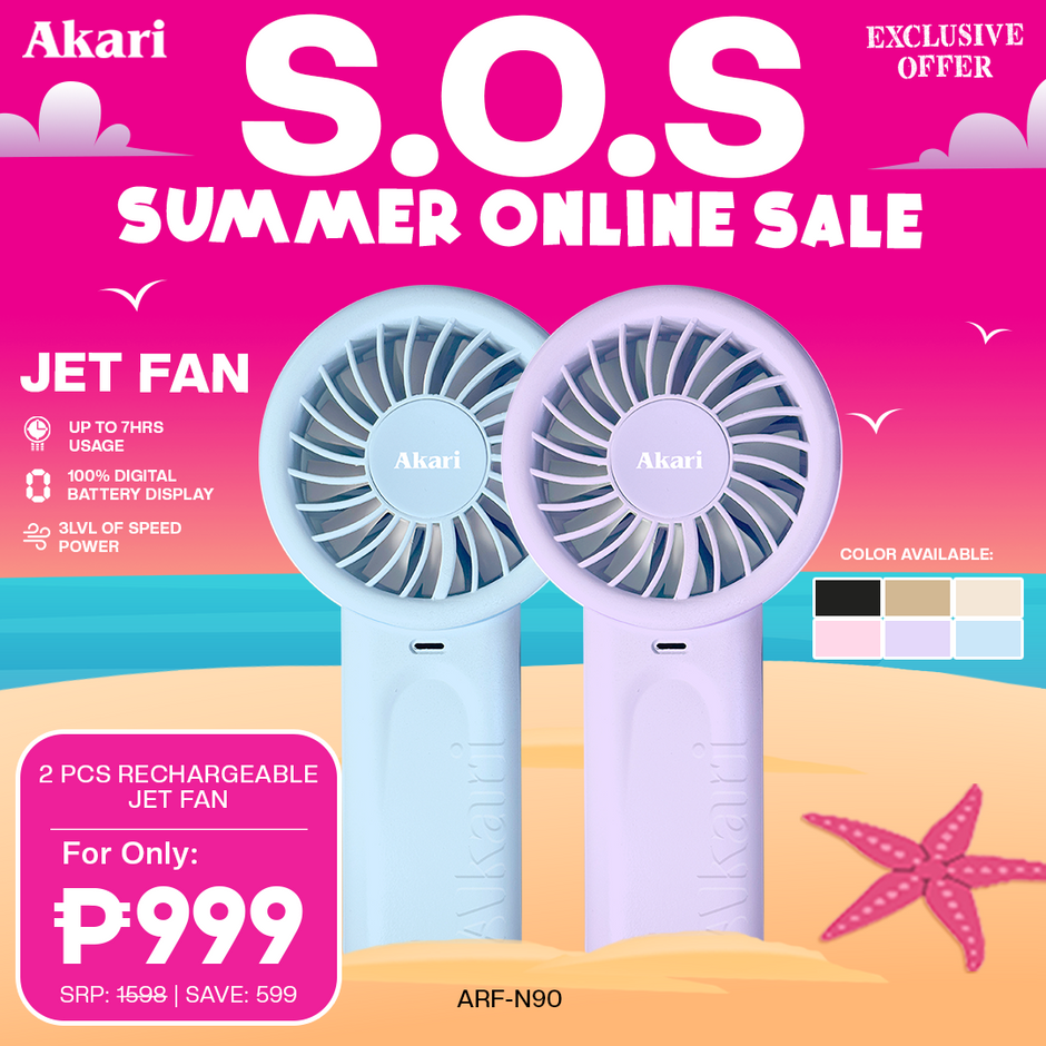 AKARI Rechargeable Fan ( AJF-5024W ) – Akari.store