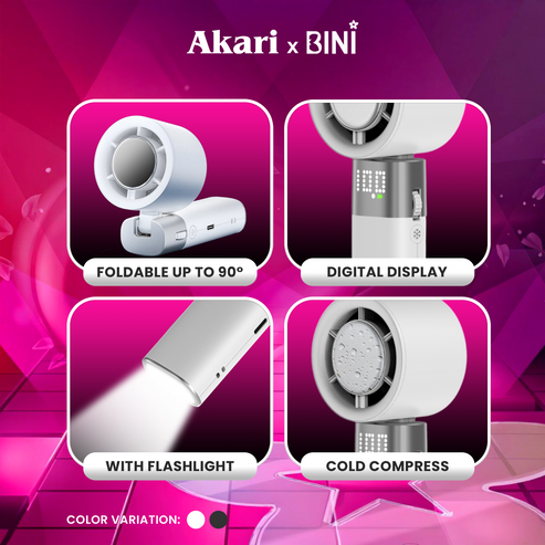 AkarixBini : Akari Rechargeable Bloom Turbo Fan (ABF-2552W) White ...