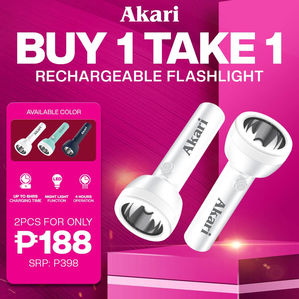 B1T1 AKARI Rechargeable Flashlight ( ARFL-8111 ) – Akari.store