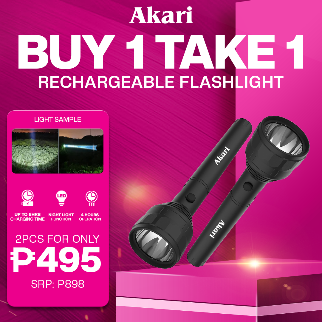 B1T1 AKARI Rechargeable Flashlight ( ARFL-8613 ) – Akari.store