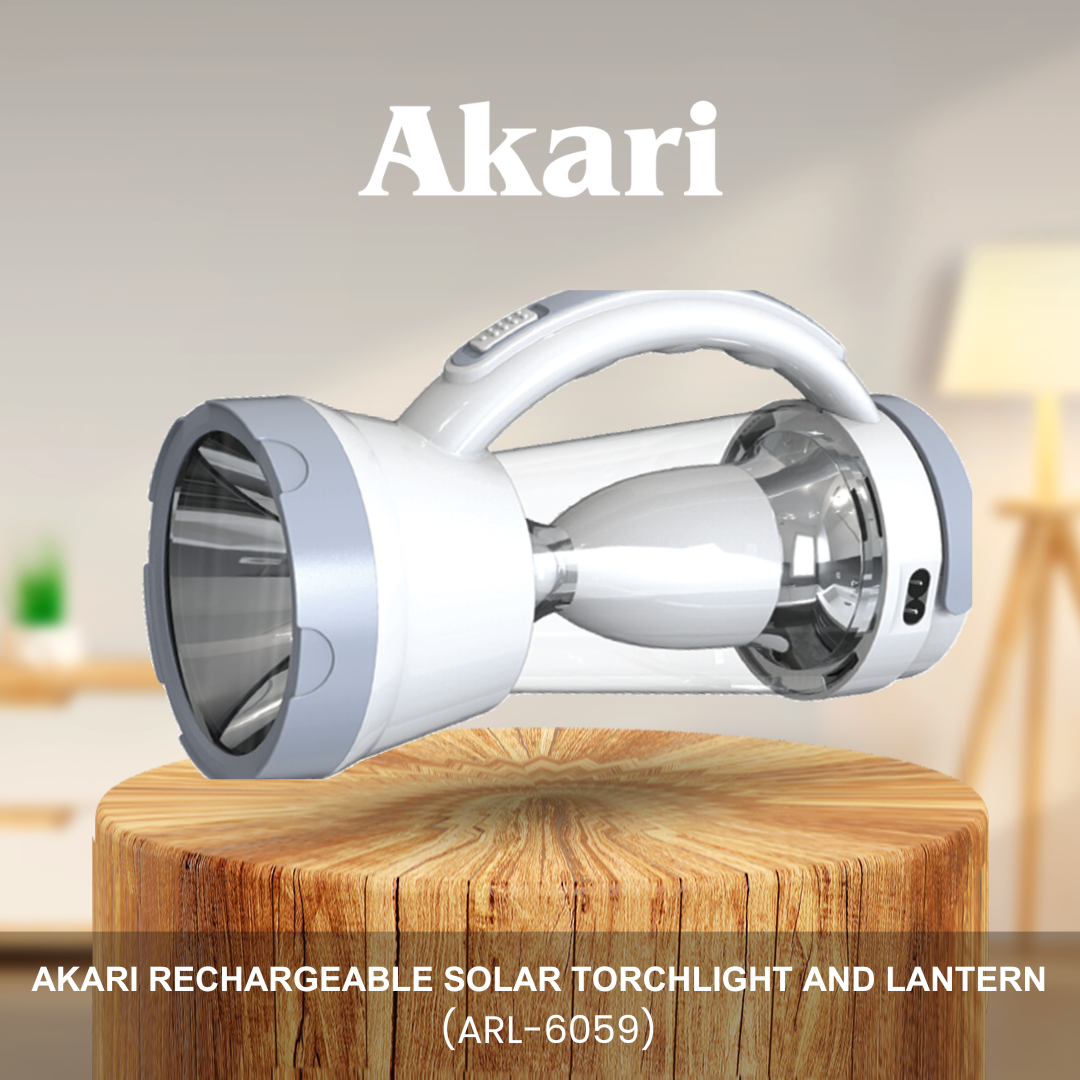 Akari Rechargeable Solar Torchlight and Lantern (ARL-6059) – Akari.store