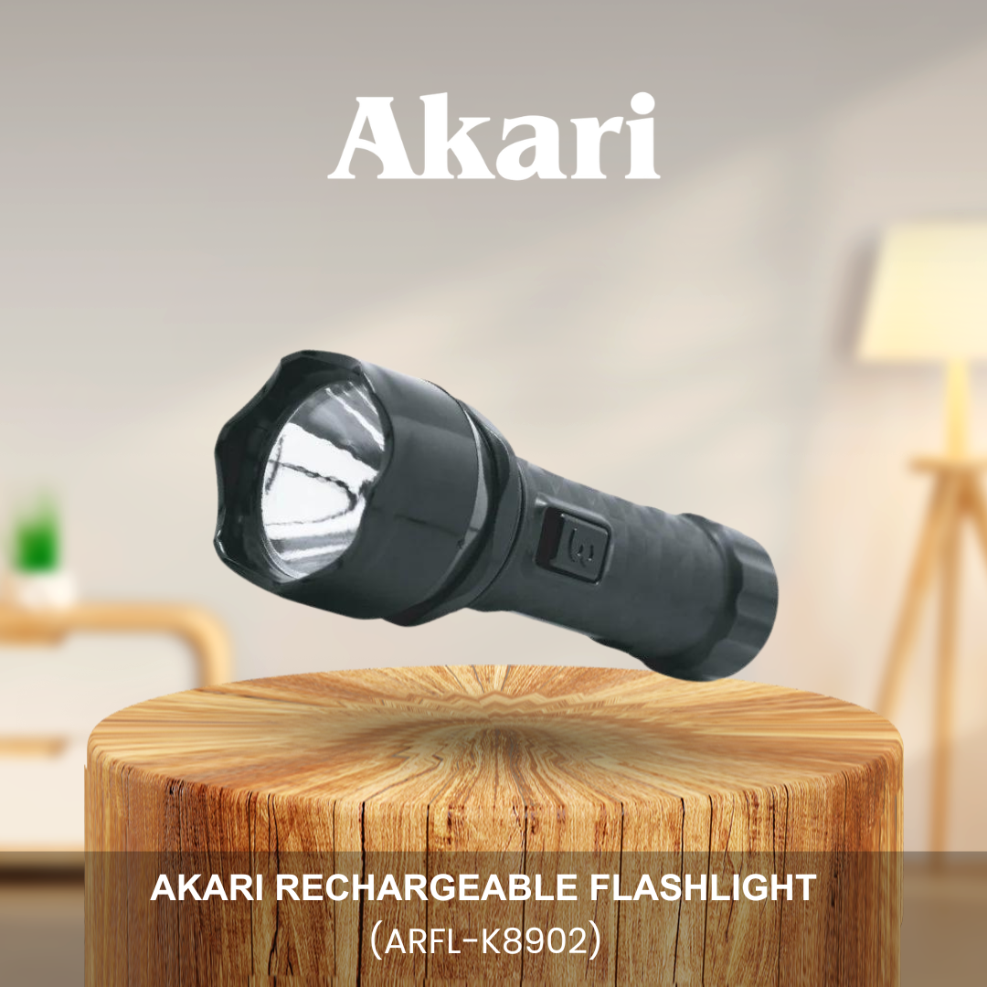 Akari Rechargeable Flashlight (ARFL-K8902) – Akari.store
