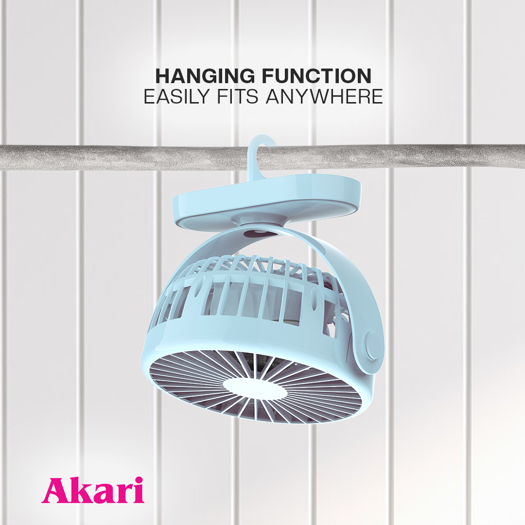 Akari 5" Rechargeable Compact Fan (AJF-5035) – Akari.store