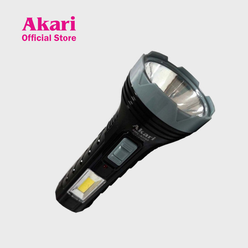 Akari 2 in 1 LED Rechargeable Solar Flashlight with sidelight (ARFL-K1 ...