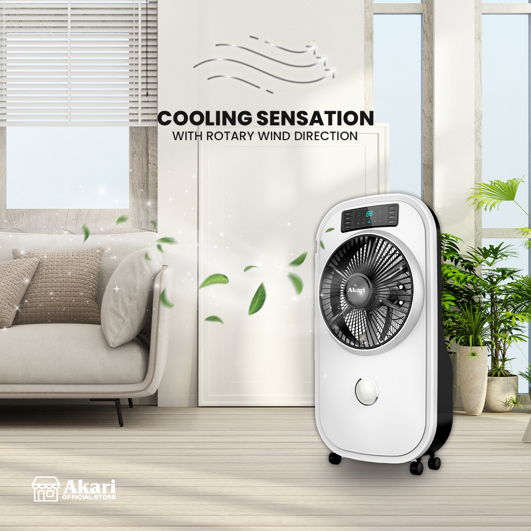 Akari 12" Rechargeable Mist Fan with Fragrance (ARMF-12F) – Akari.store