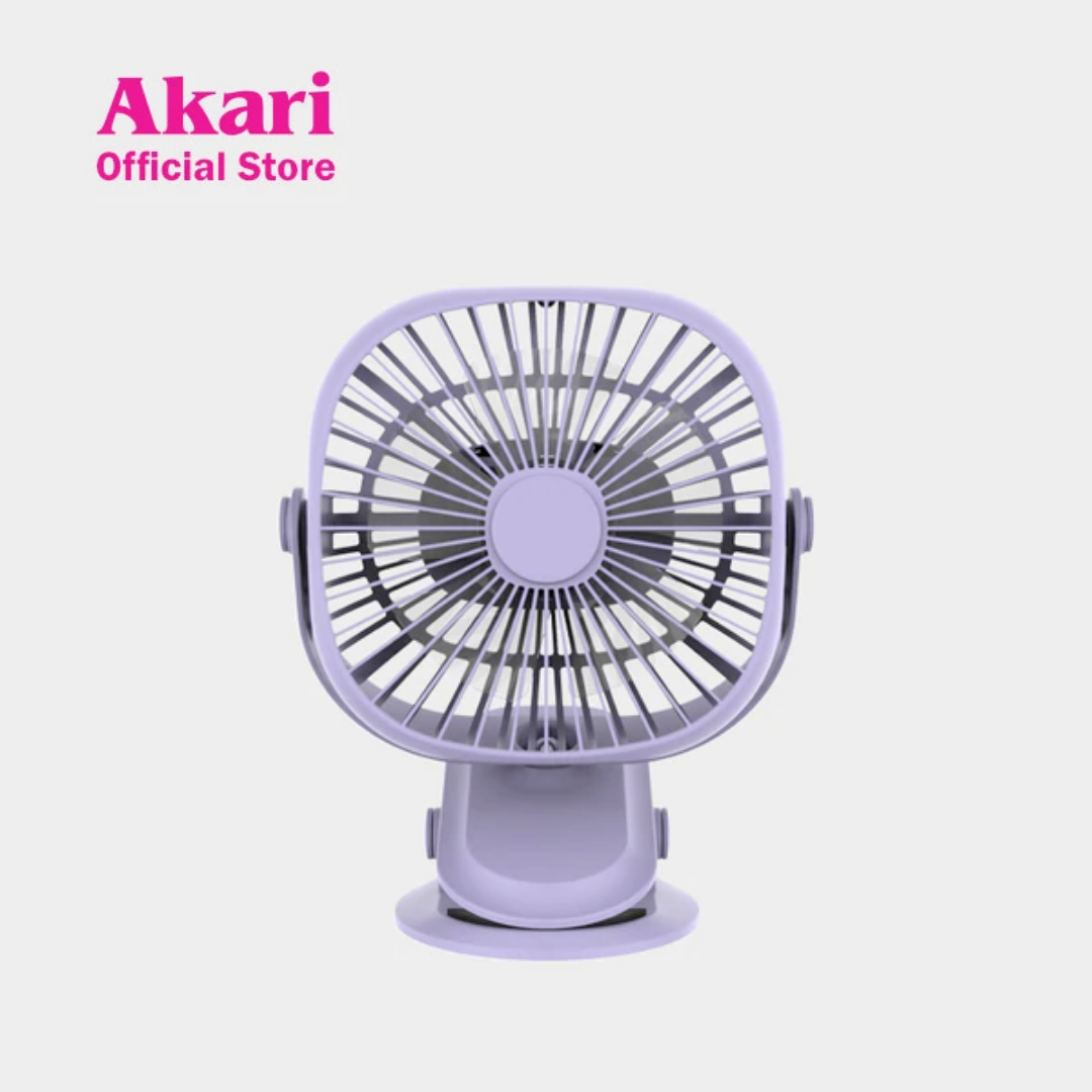 Akari 5" Rechargeable Clip Fan with LED (AJF-5519PU) – Akari Store Online