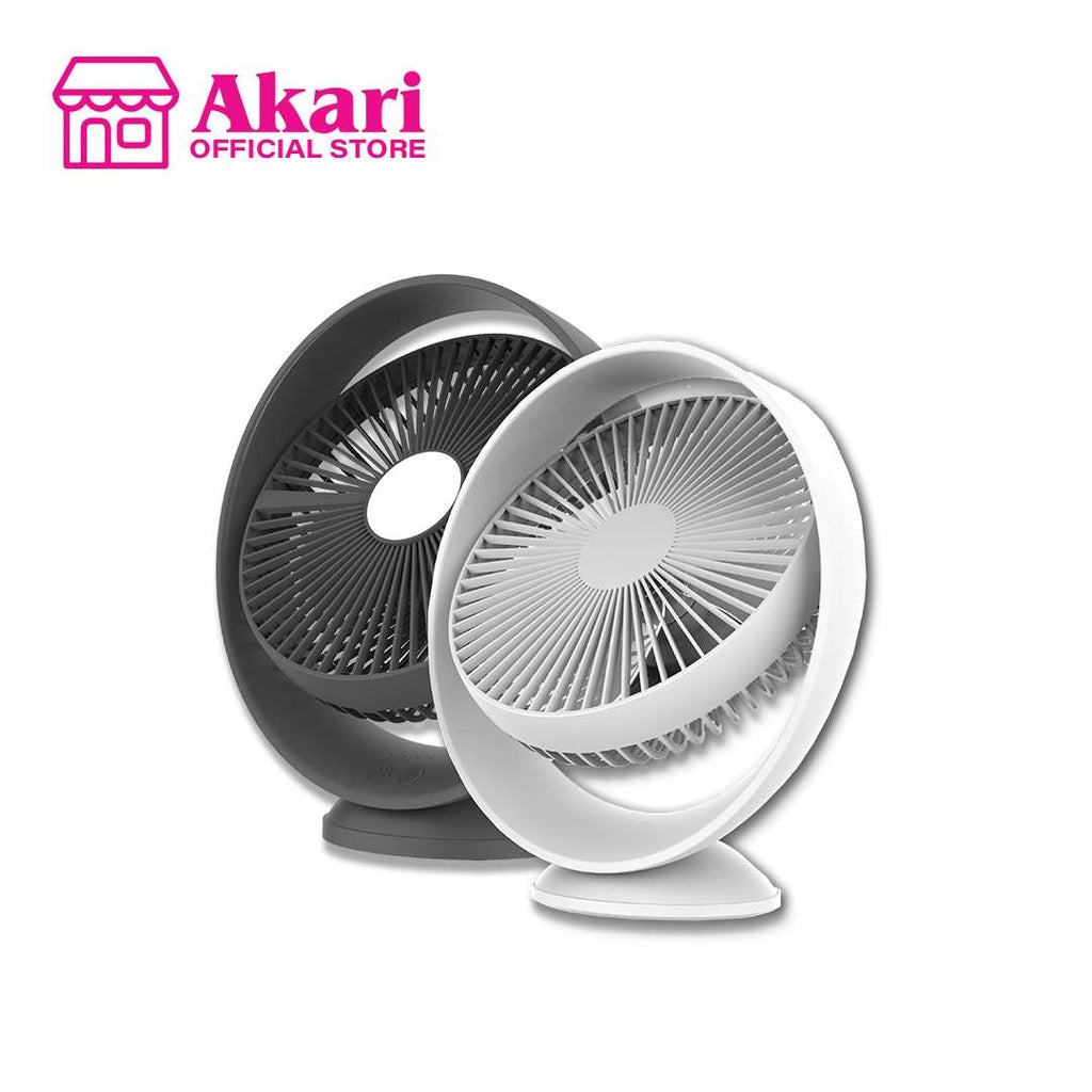 Akari 8” Rechargeable LED Orbit Fan with Night Light Function (ARF-327 ...