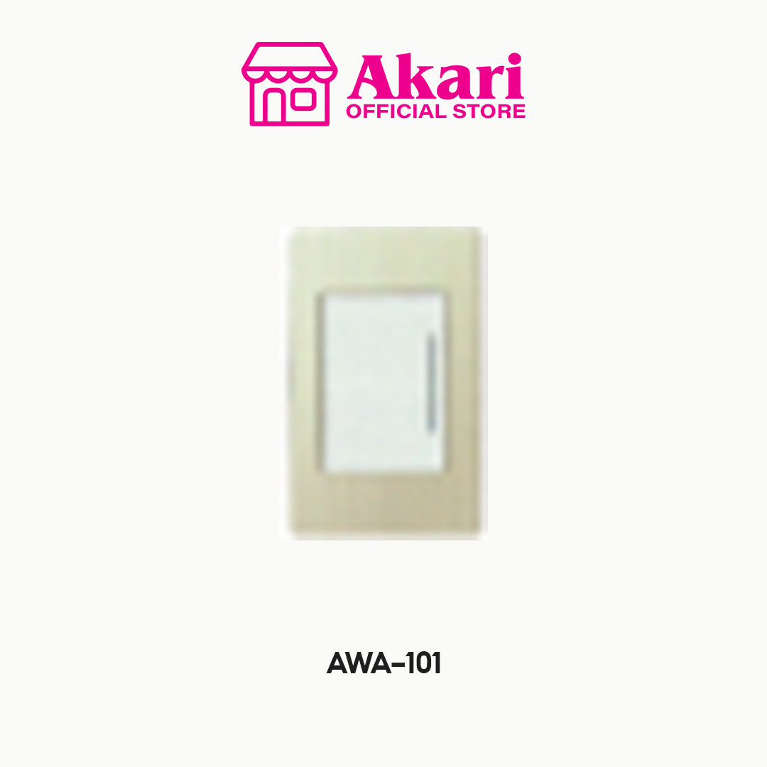 Akari 1 Gang 1 Way Switch Aluminum (AWA-101) – Akari.store