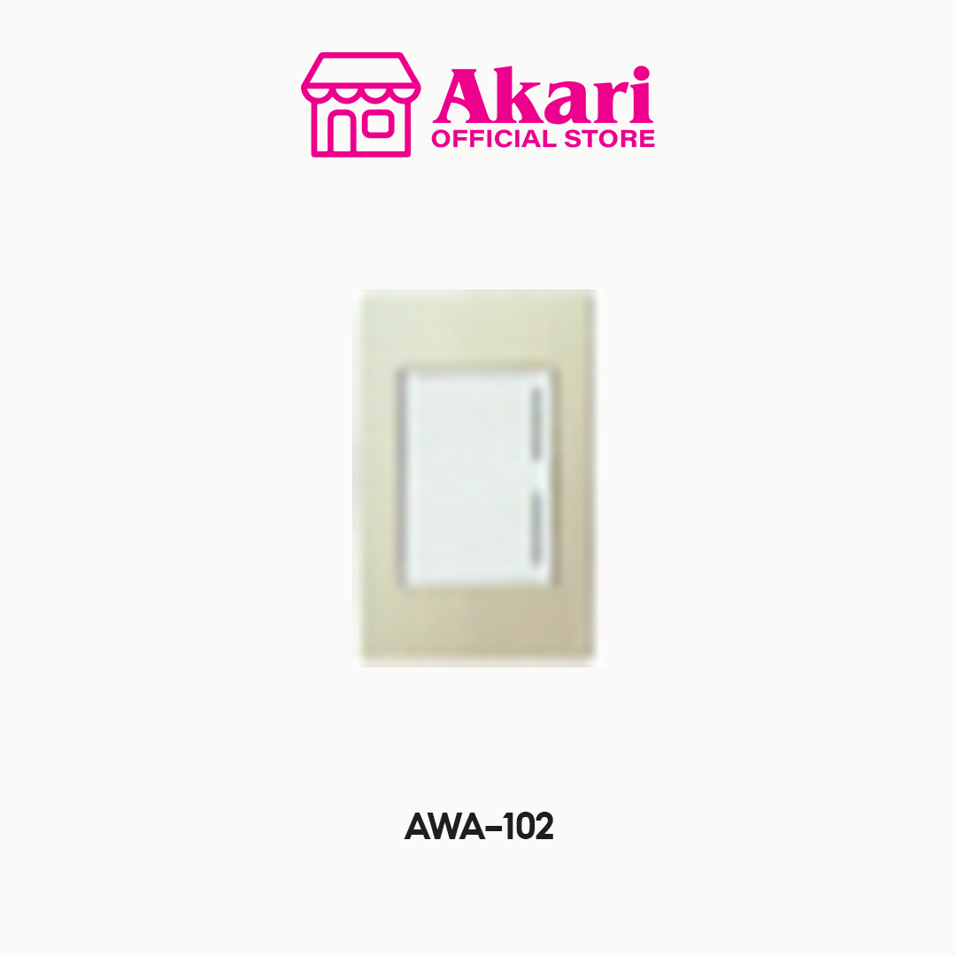 Akari 2 Gang 1 Way Switch Aluminum (AWA-102) – Akari.store