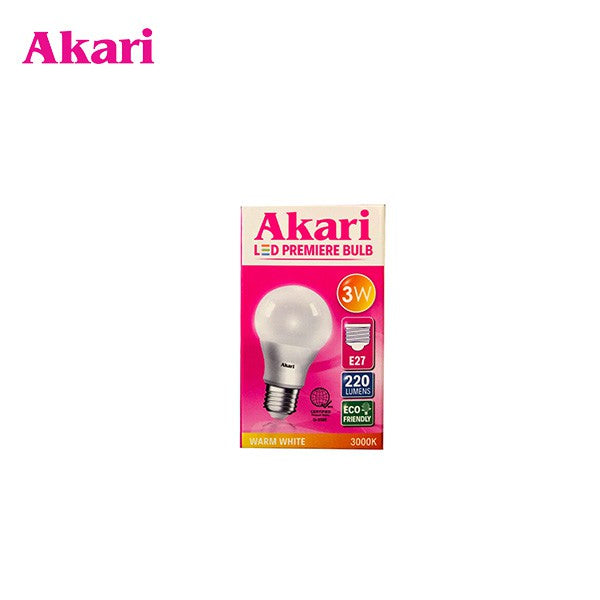 Akari LED Premiere Bulb 3 Watts - Warm White (APLED3-3WW) – Akari.store